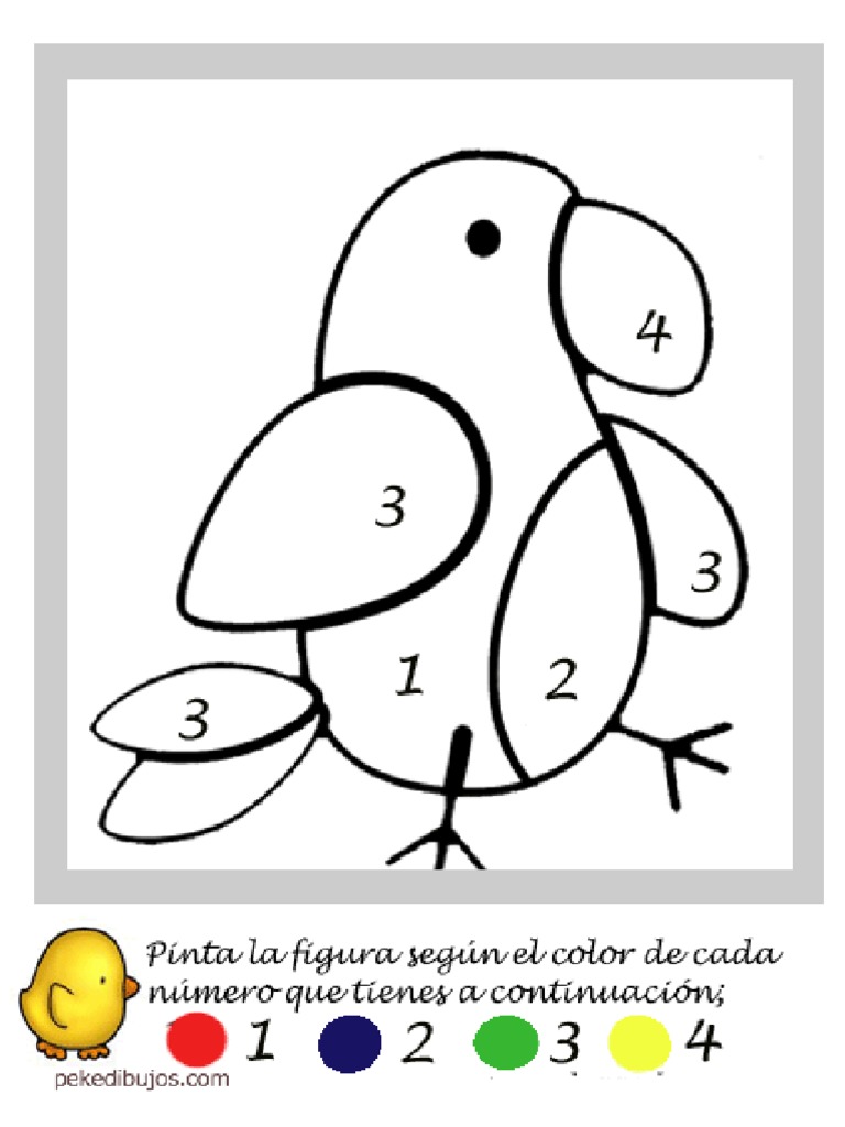 Dibujo para Pintar Preescolar | PDF