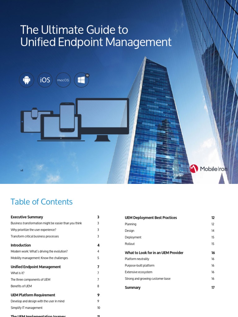 The Ultimate Guide to Unified Endpoint Management: A Comprehensive Look at UEM Best Practices ...