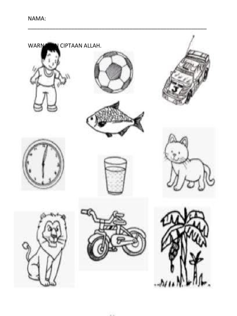 Warnakan Ciptaan Allah | PDF