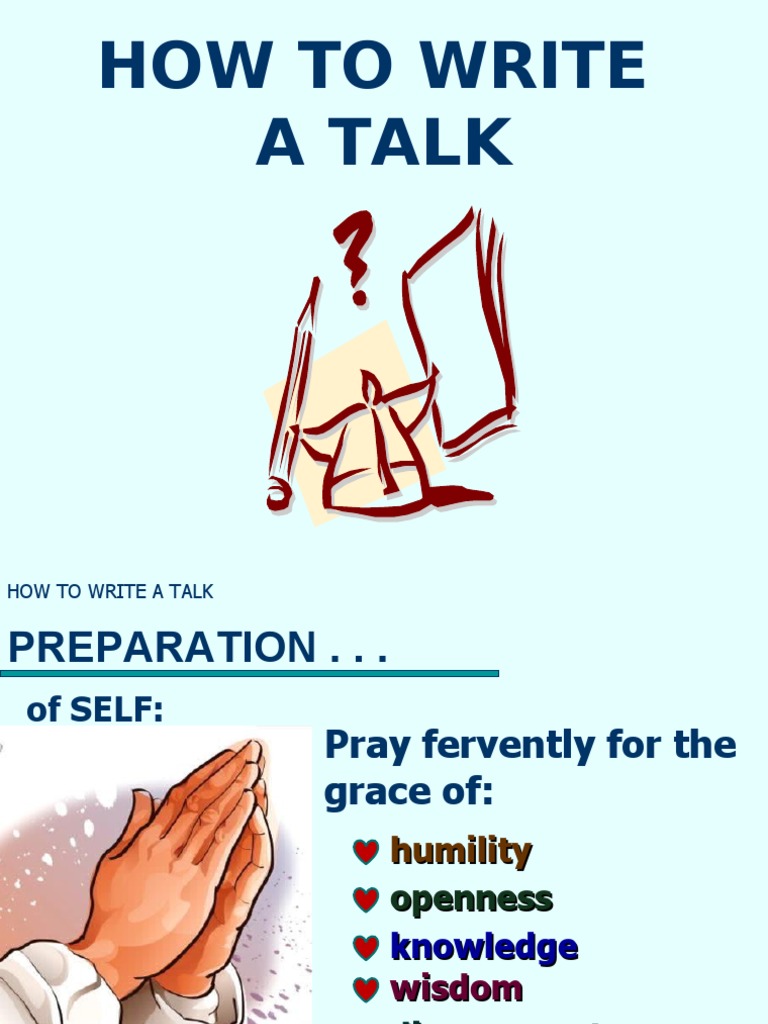 How To Write A Talk | PDF | Saint Peter | Catholic Church