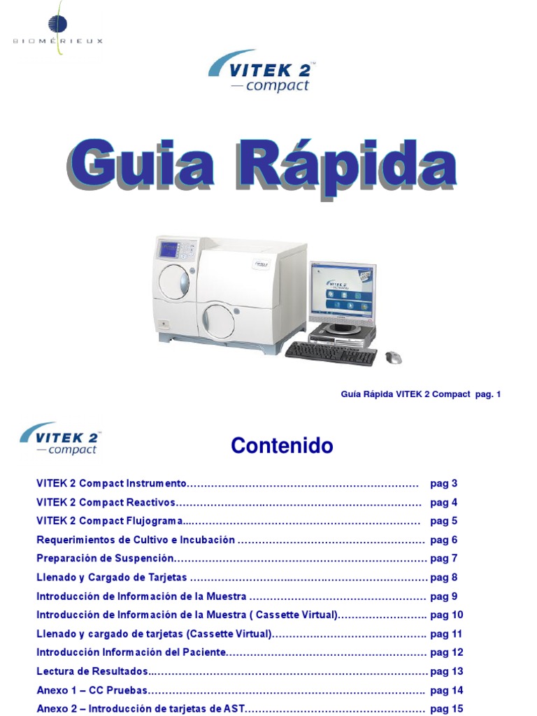 [TITLE] A Quick Guide to the VITEK 2 Compact System | PDF | Informática y tecnología de la ...