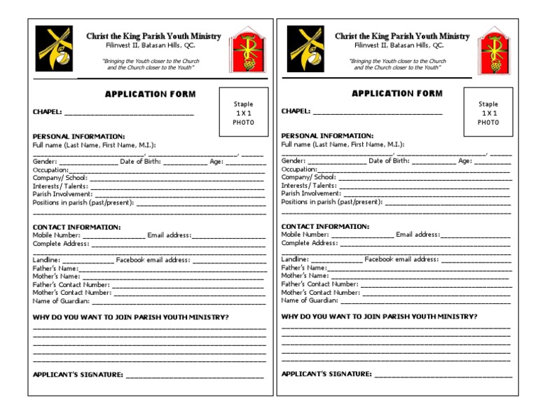 Official Application Form | PDF | Computer Mediated Communication ...