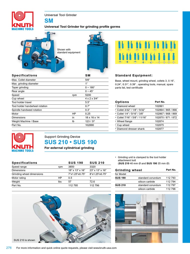 Versatile Universal Tool Grinder for Grinding Profile Forms and Tools ...