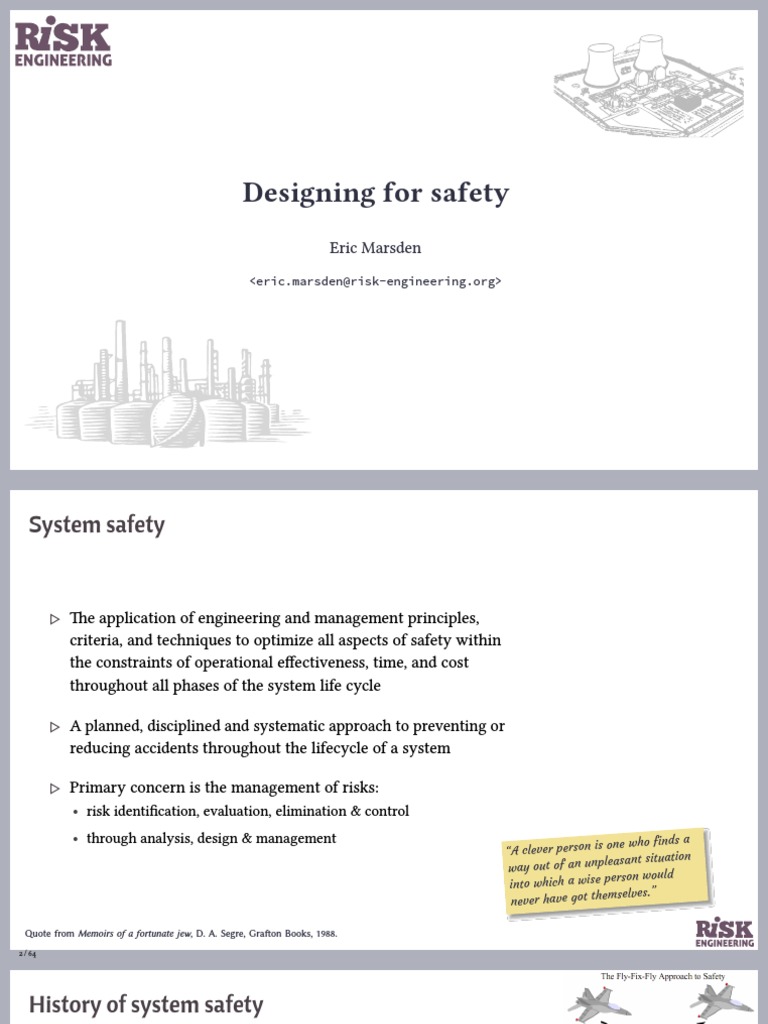 1 Designing For Safety | PDF | Safety | Elevator