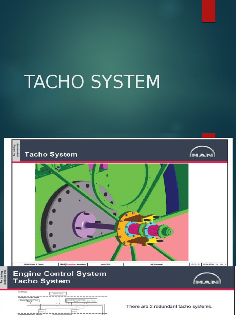 Tacho System in Marine Engines | PDF | Mechanical Engineering | Machines