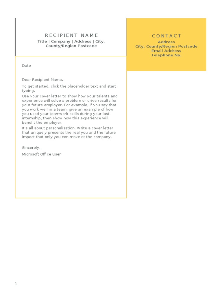 Recipient Name | PDF | Career & Growth