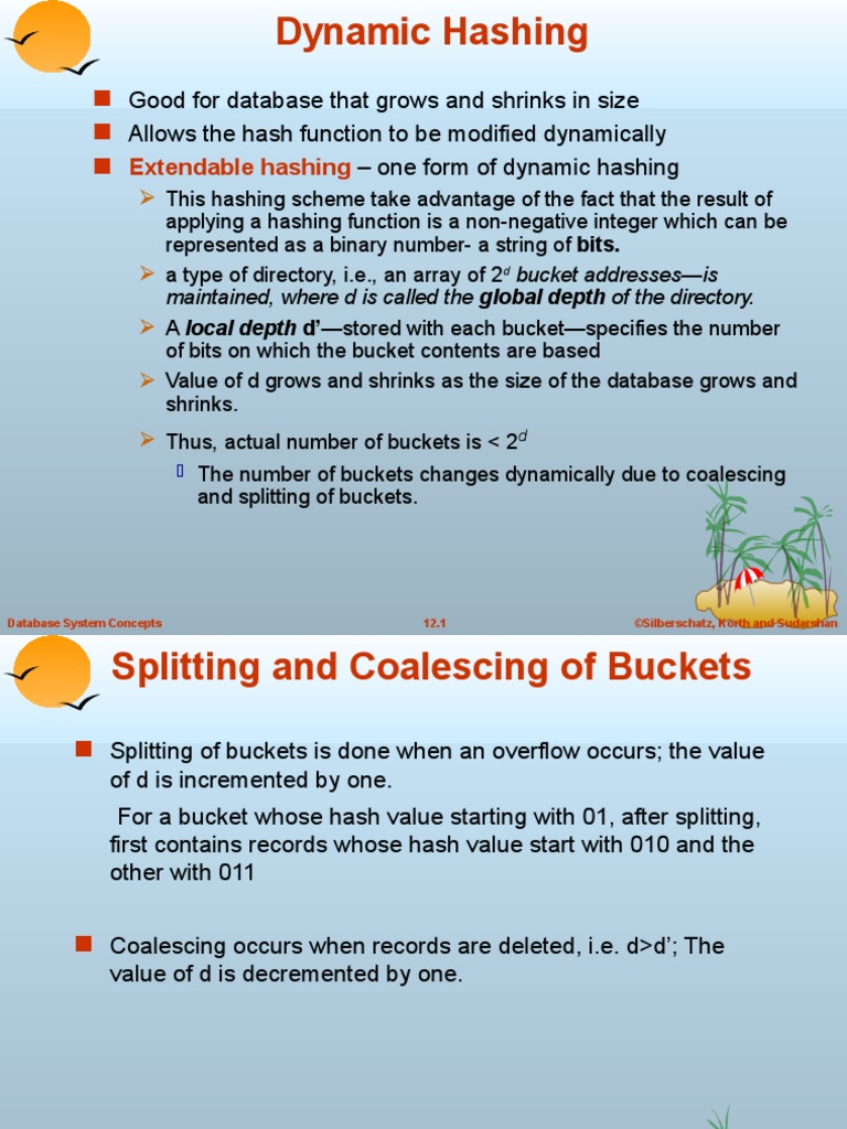 Dynamic Hashing and Indexing | PDF | Database Index | Computer Science