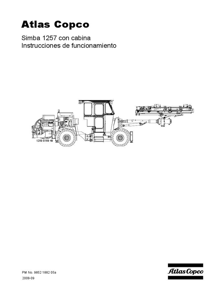 9852 1882 05a Operators Instructions Simba 1257 Cabin | PDF | Motor ...
