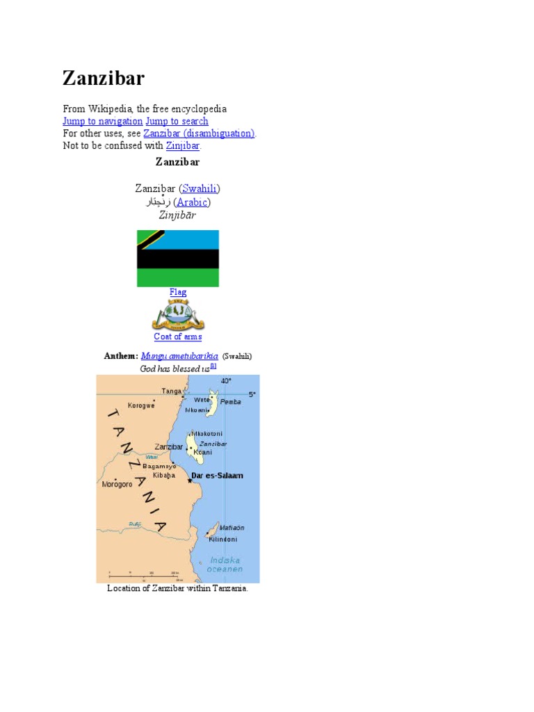 Zanzibar | PDF