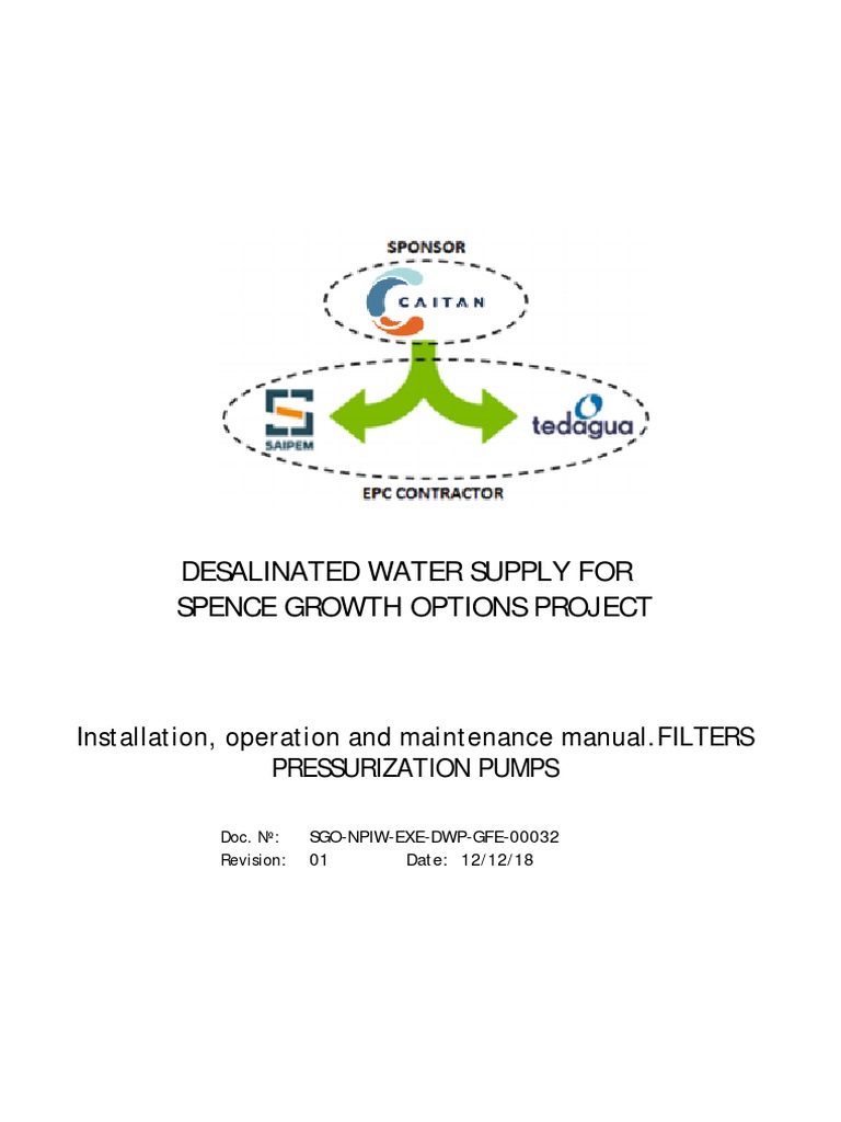 Sgo Npiw Exe DWP Gfe 00032 01 PDF | PDF | Bomba | Calidad (comercial)