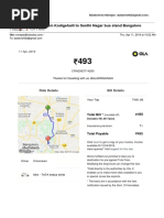 Sample of Ola Bill For Edit | PDF | Invoice | Services (Economics)