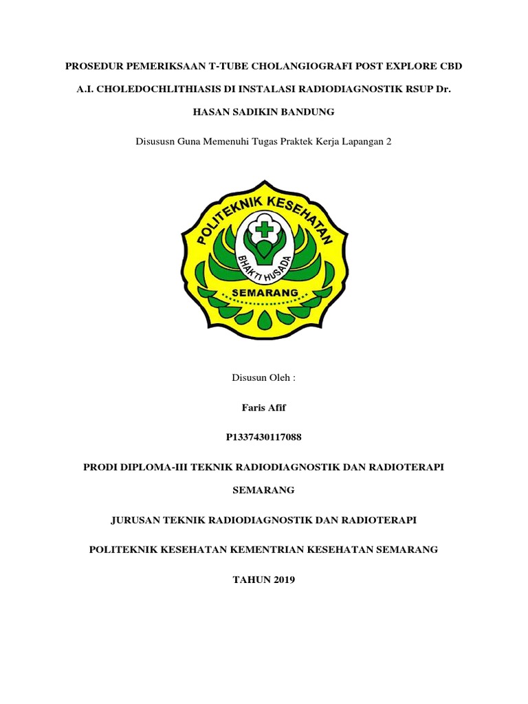 LK Cholangiografi Faris FIX PDF | PDF