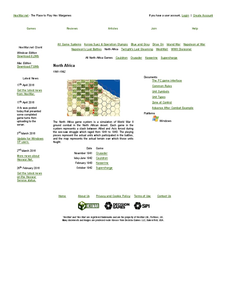 Main Menu, North Africa, Battles in The Western Desert Dring World War Two, 1941-1943 | PDF ...