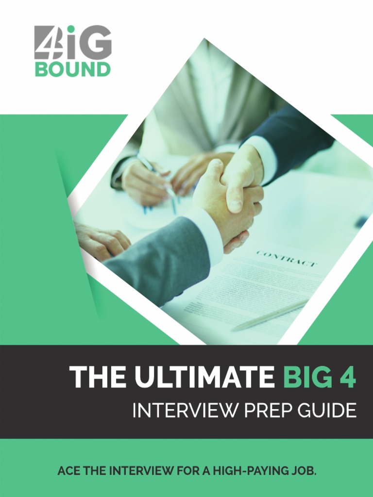 The Ultimate Big 4 Interview Prep Guide Preview | PDF | Fraternities And Sororities | Business
