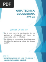 Guía Técnica GTC 45: Riesgos Laborales | PDF