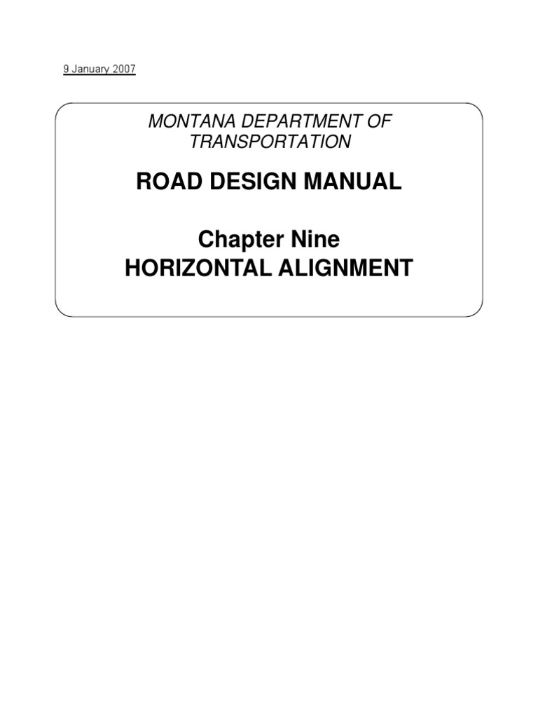 Horizontal Alignment | PDF | Geometry | Transportation Engineering