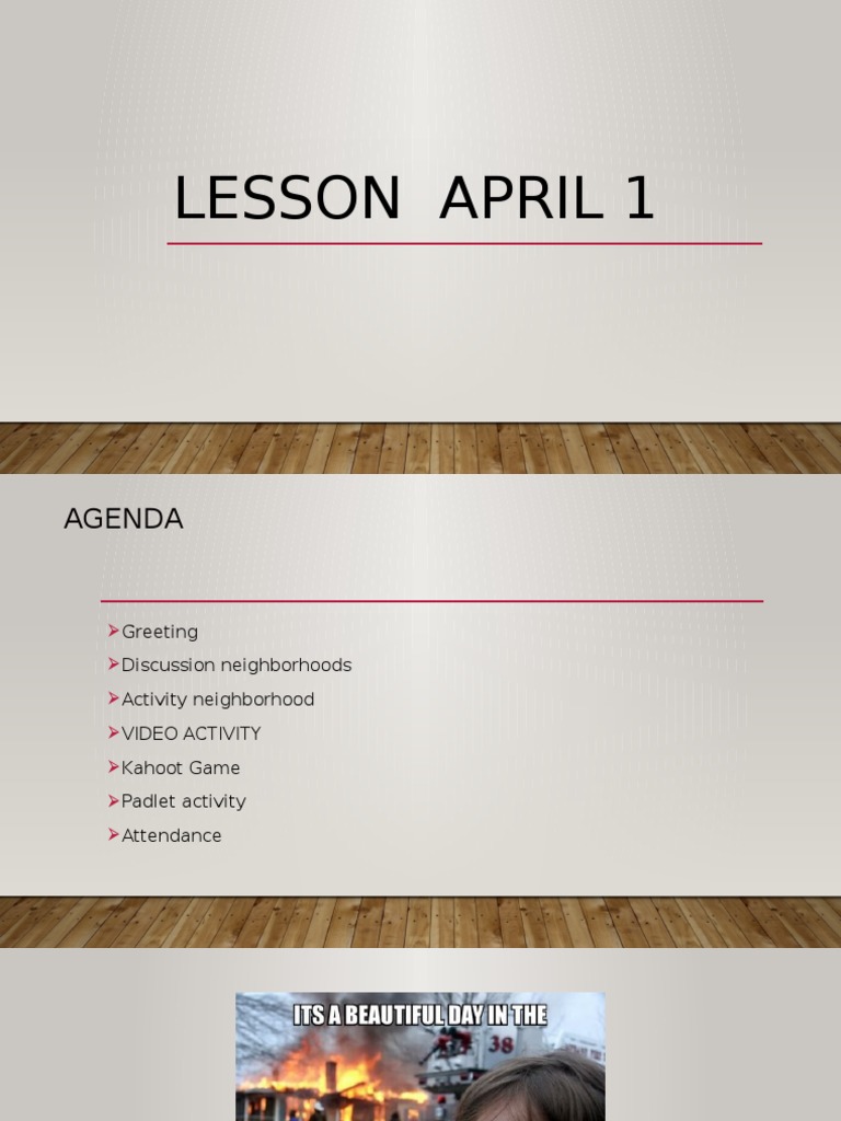 Lesson April 1 | PDF