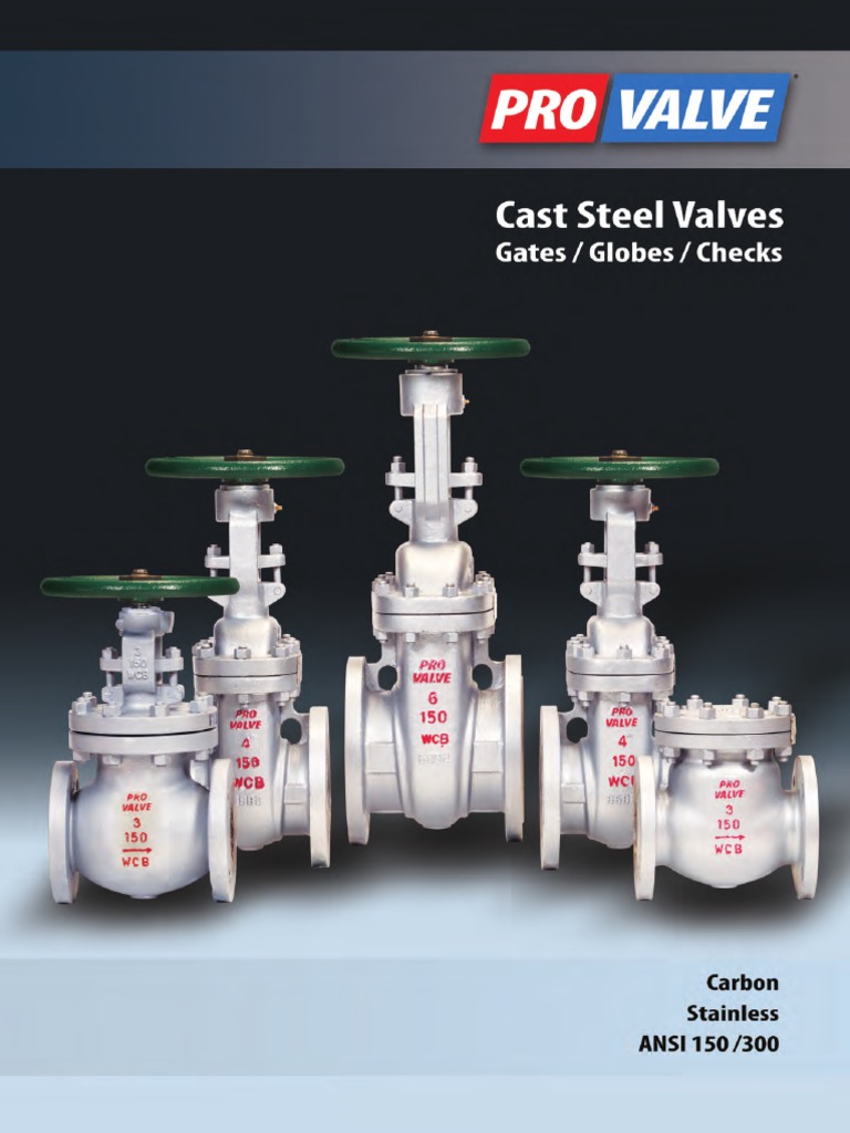 ProValve Cast Steel | PDF | Valve | Stainless Steel