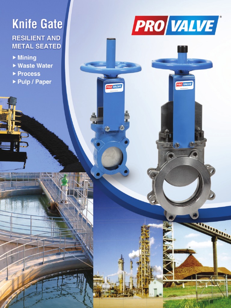 ProValve Knife Gate Valve | PDF | Valve | Stainless Steel