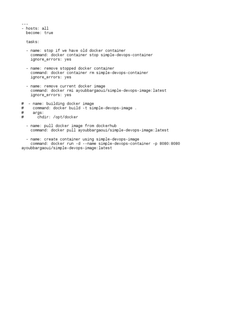 Create Simple Devops Project (Docker) | PDF