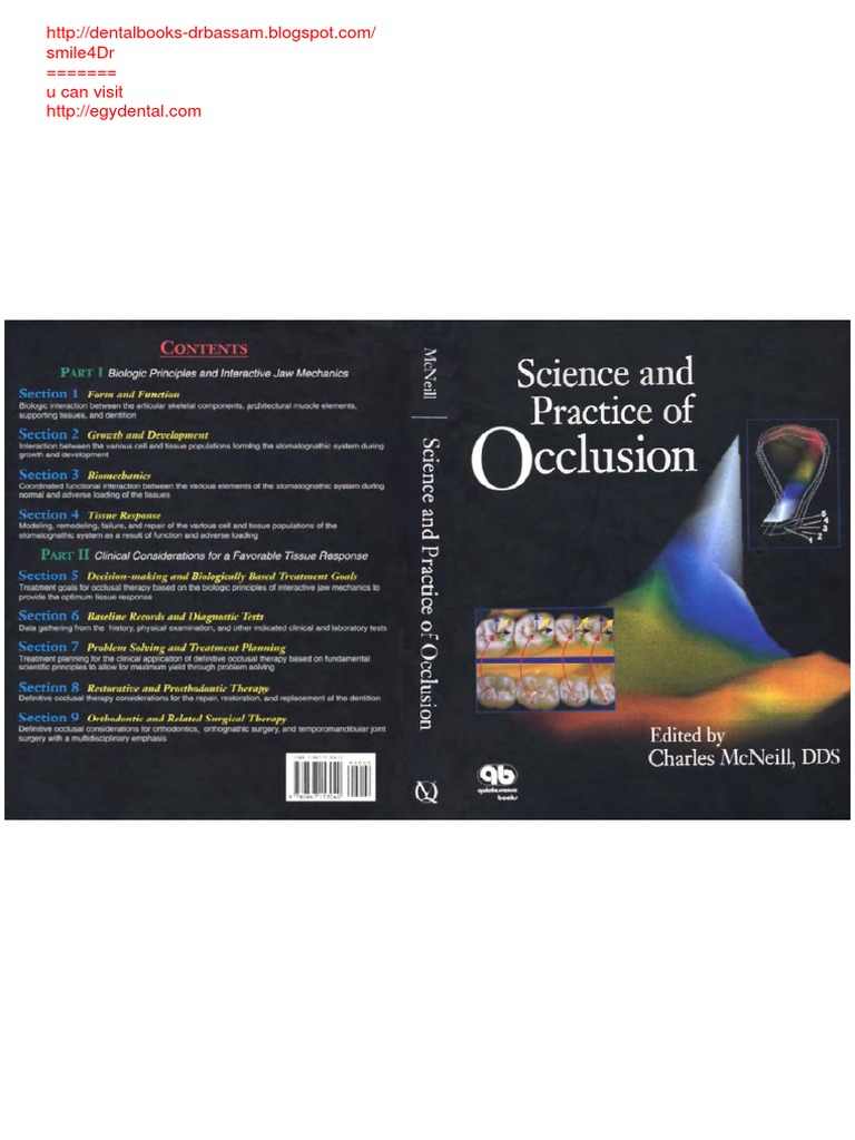 Science and Practice of Occlusion From A To Z PDF | PDF
