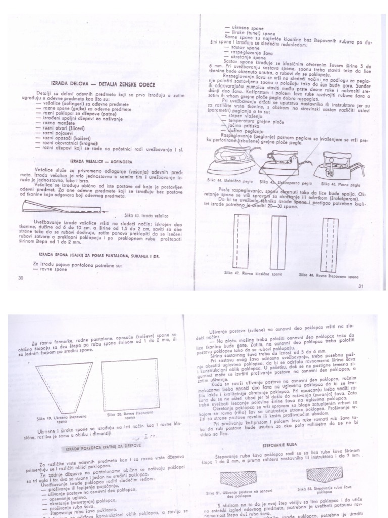 5 Izrada Djelova Odjece PDF | PDF