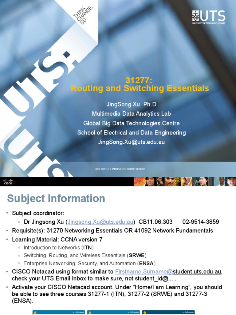 Routing and Switching Week 1-IP Addressing | PDF | I Pv6 | Ip Address Routing and Switching Week 1-IP Addressing | PDF | I Pv6 | Ip Address