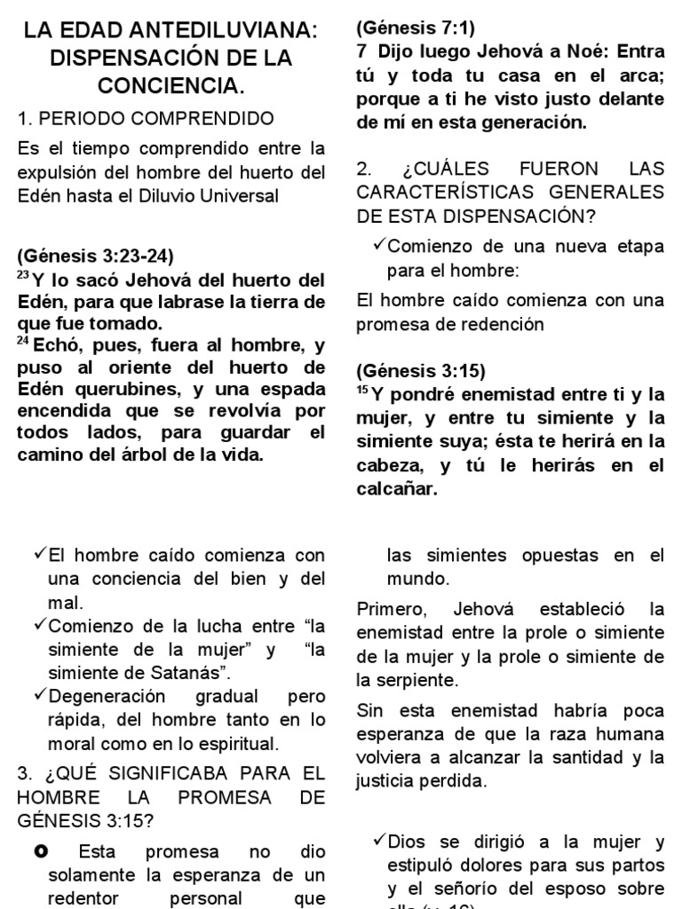 La Edad Antediluviana y su Significado | PDF | Arca de Noé | Noé