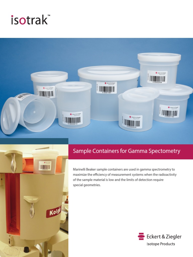 Sample Containers For Gamma Spectometry | PDF | Mass Spectrometry ...