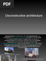 Deconstructivism PPT Final | PDF | Art Media | Architectural Design