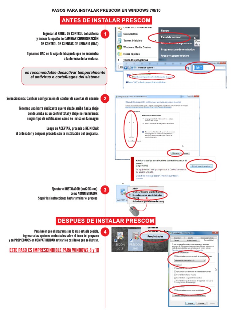 Actualizacion Instalador Prescom 2013 | PDF