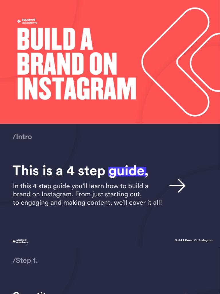 Instagram Branding: A 4-Step Guide | PDF | Communication | Cognition