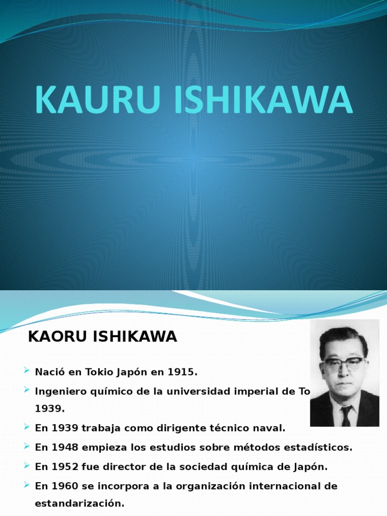La vida y obra de Kaoru Ishikawa: Pionero del control de calidad y ...