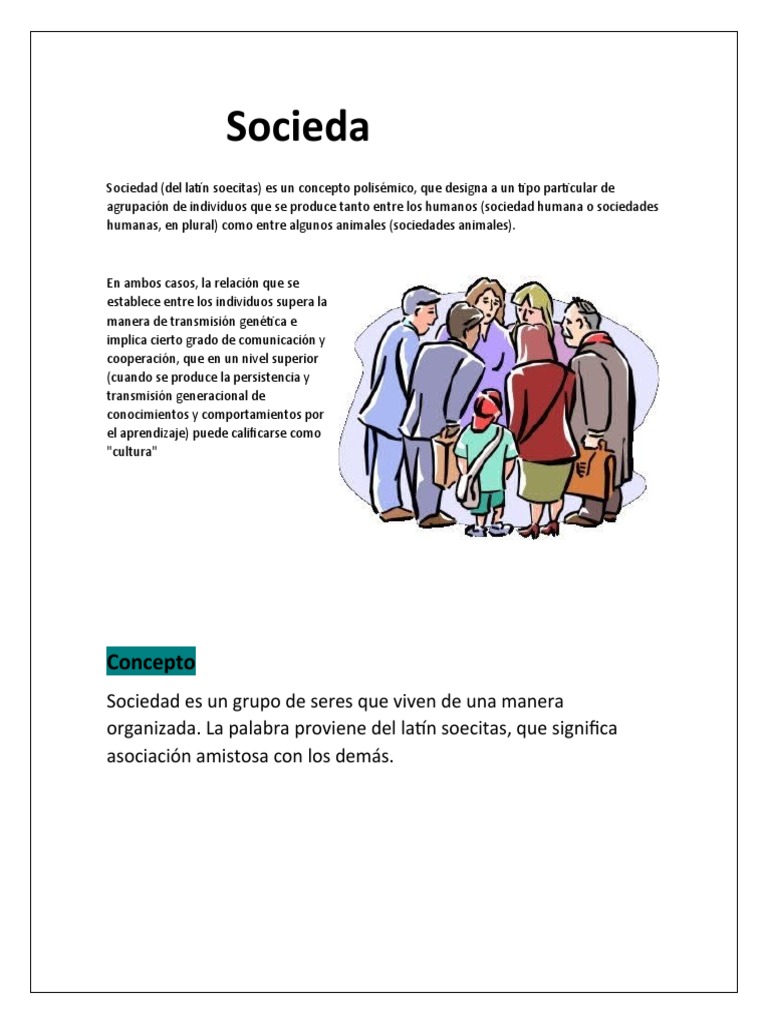 Sociedad Humana | PDF | Sociedad | Evolución