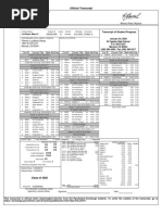 Parchment Transcript | PDF | Tests | Standardized Tests