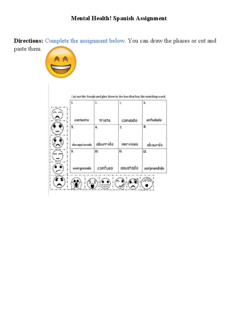 Spanish - Mental Health | PDF