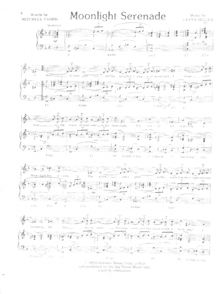 Moonlight Serenade PDF | PDF
