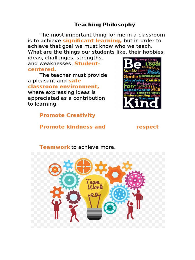 Teaching Philosophy | PDF