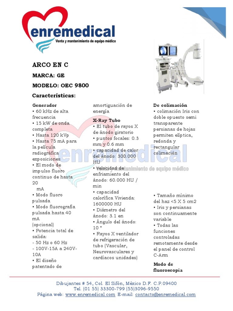 Arcos en C | PDF | Rayo X | Monitor de computadora