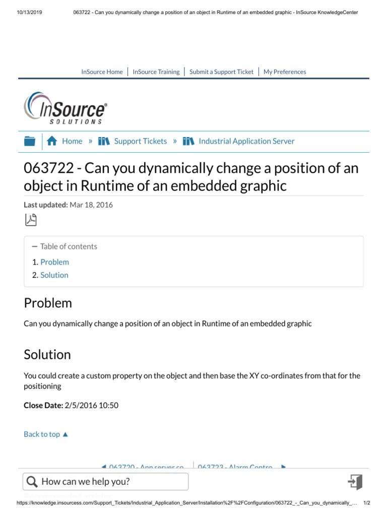 Can You Dynamically Change A Position of An Object in Runtime of An ...