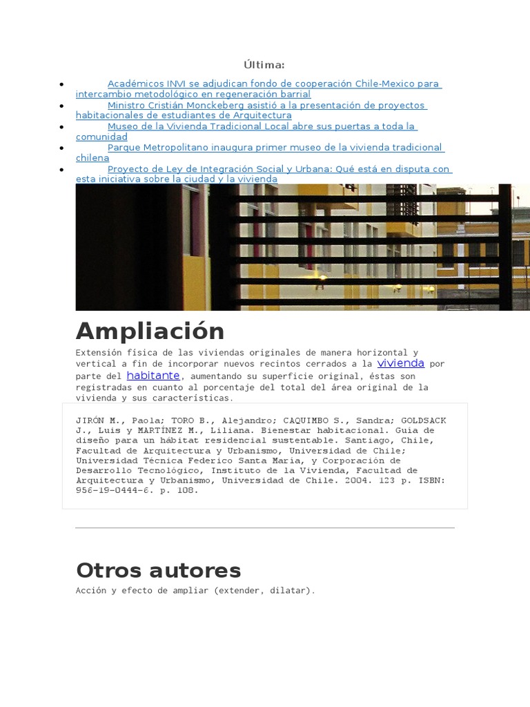 Concepto de Ampliacion | PDF | Santiago | Chile