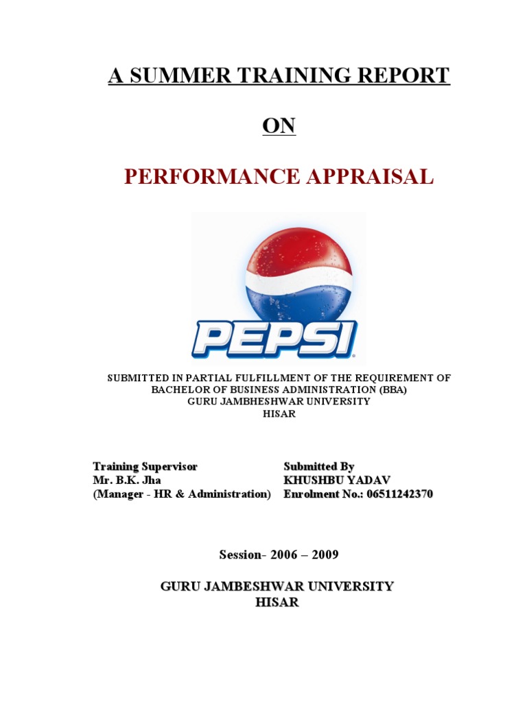 Pepsi | PDF | Pepsi Co | Coca Cola