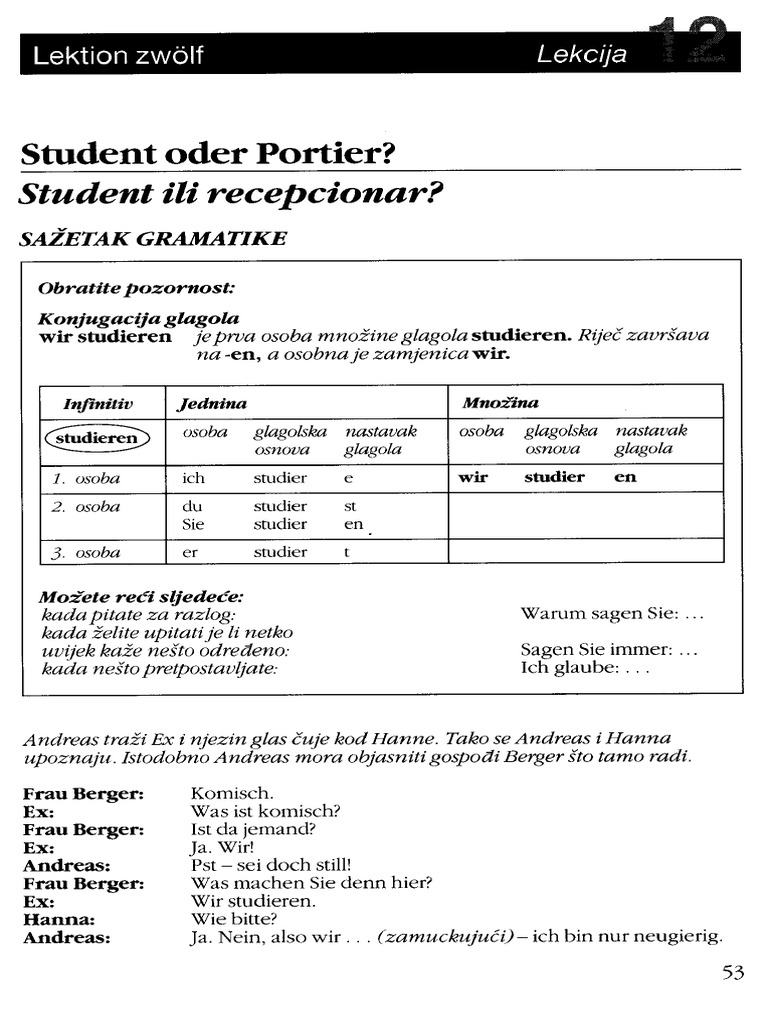 Lekcija 12 - Student Ili Recepcionar | PDF