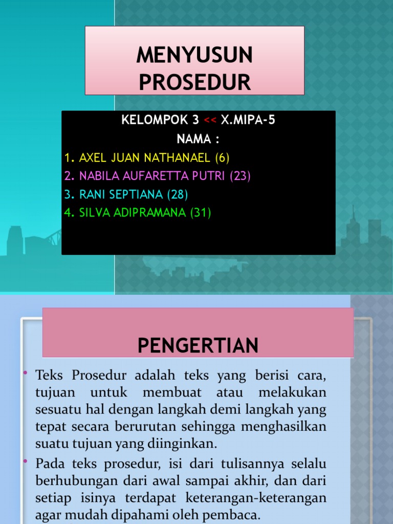Mengenal Teks Prosedur | PDF