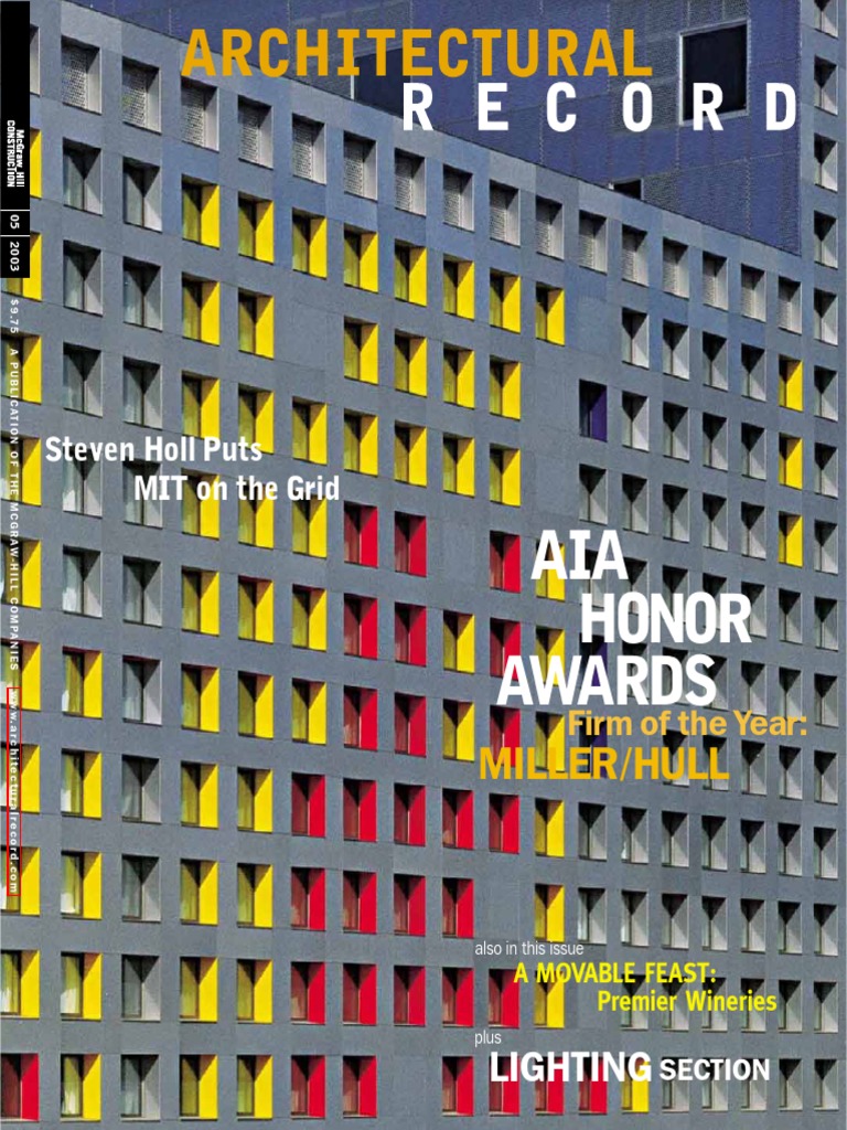 05.03 - Architectural Record PDF | PDF | Mail | Architect