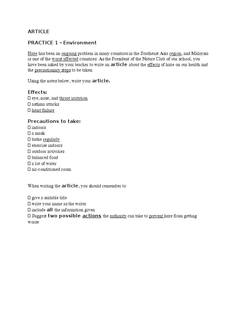 Mco Form 5 Article