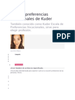 Ficha Tecnica Kuder | PDF | Sicología | Ciencias del comportamiento