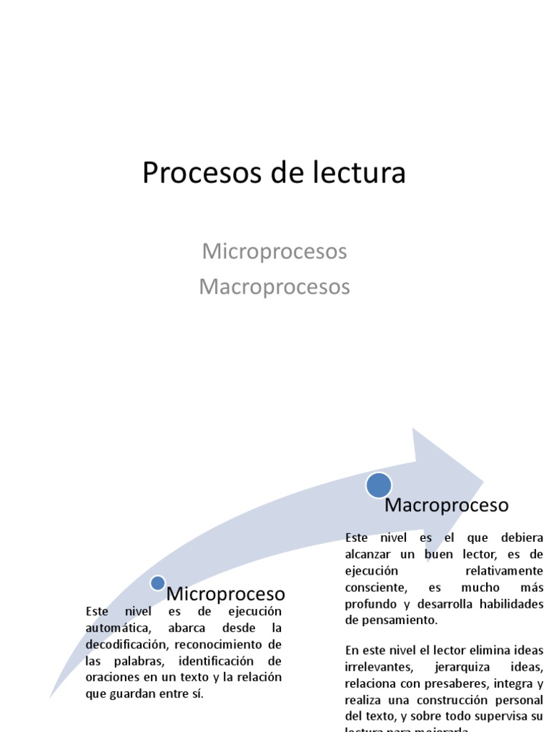 Procesos de La Lectura | PDF