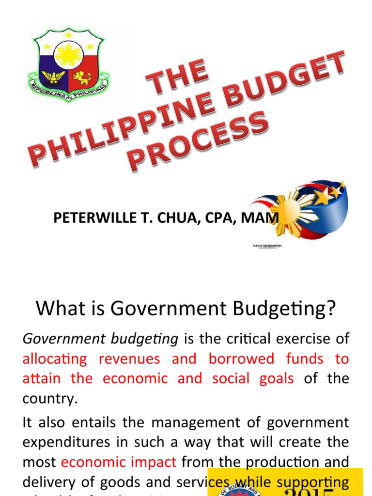Philippine Budget Process | PDF | Appropriations Bill (United States ...