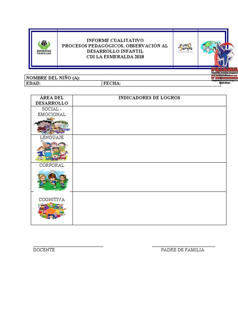 FORMATO INFORME CUALITATIVO BOLETIN FORMATO INFORME CUALITATIVO BOLETIN